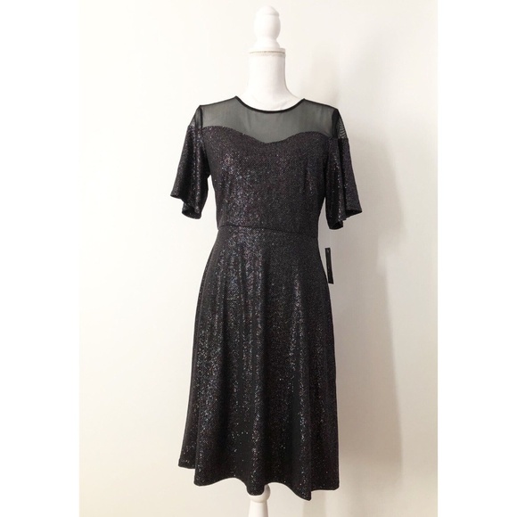 Enfocus Studio | Dresses | Nwt Enfocus Shiny Party Multicolor Sheer ...